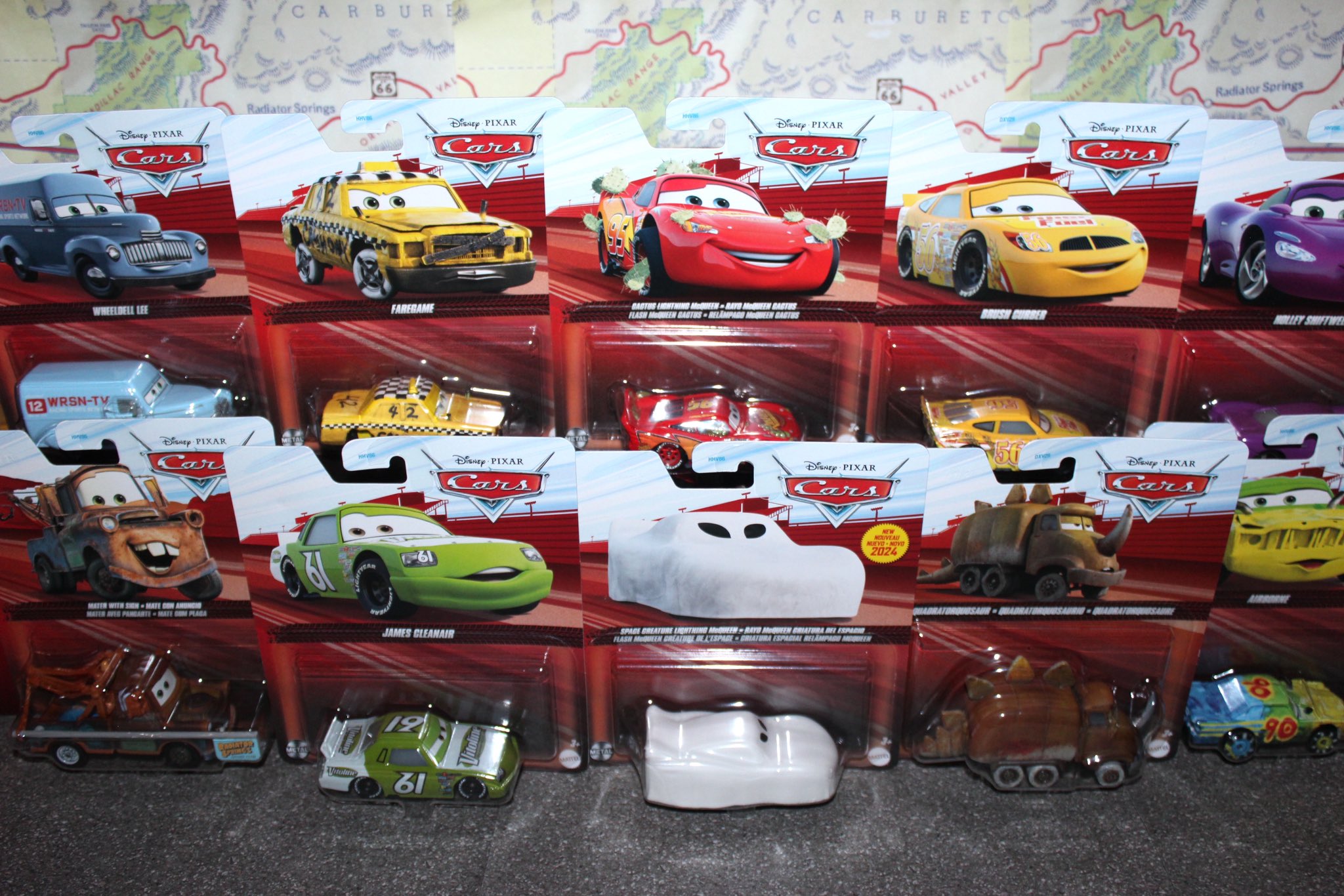 Lightning Mcqueen Cactus CARS Cake Decor, Lightning Mcqueen,