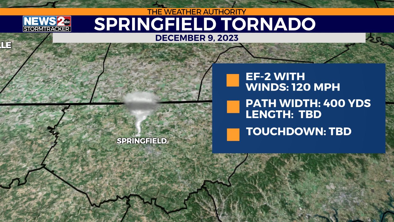 Springfield Tornado Path TN Tornado Outbreak: More Tornadoes Confirmed