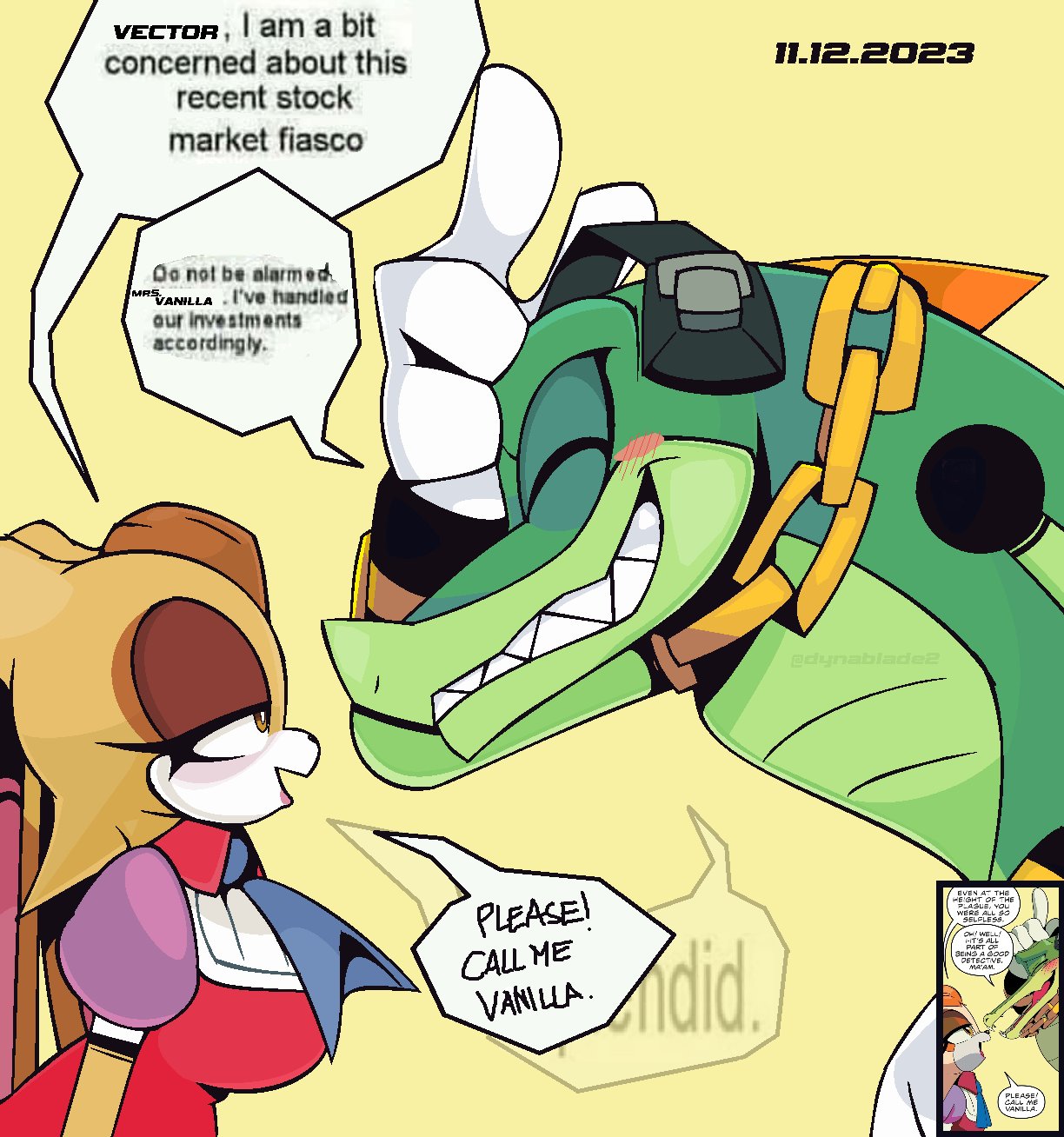 Vanilla And Vector Sonic Vector The Crocodile Sonic X GIFs | Tenor