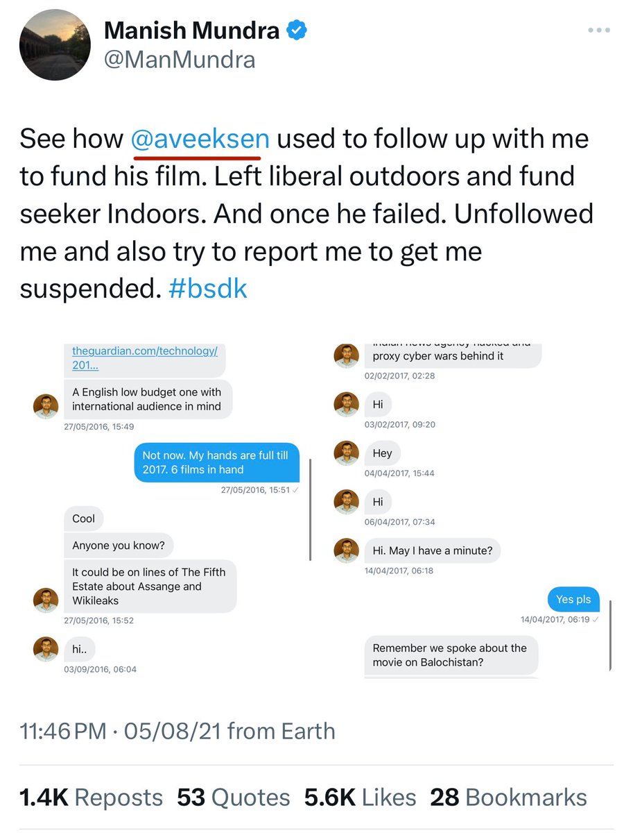 Clowns of @washingtonpost have written a long ass article to prove that ...