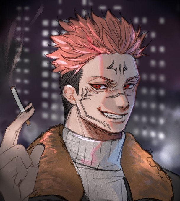 「ryoumen sukuna (jujutsu kaisen) red eyes」Fan Art(Latest)