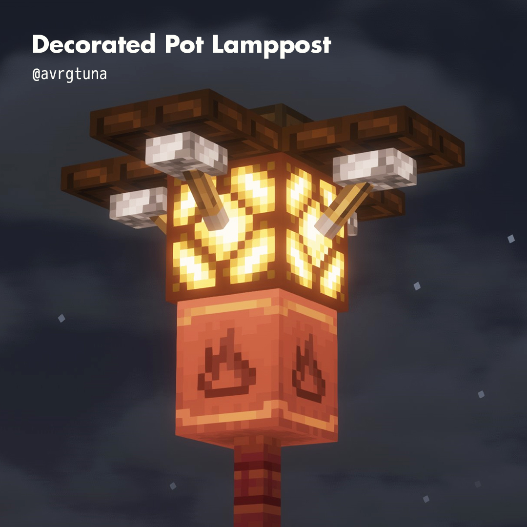 Minecraft Lamp Post Designs Lamppost Minecraft Maps | Planet Minecraft