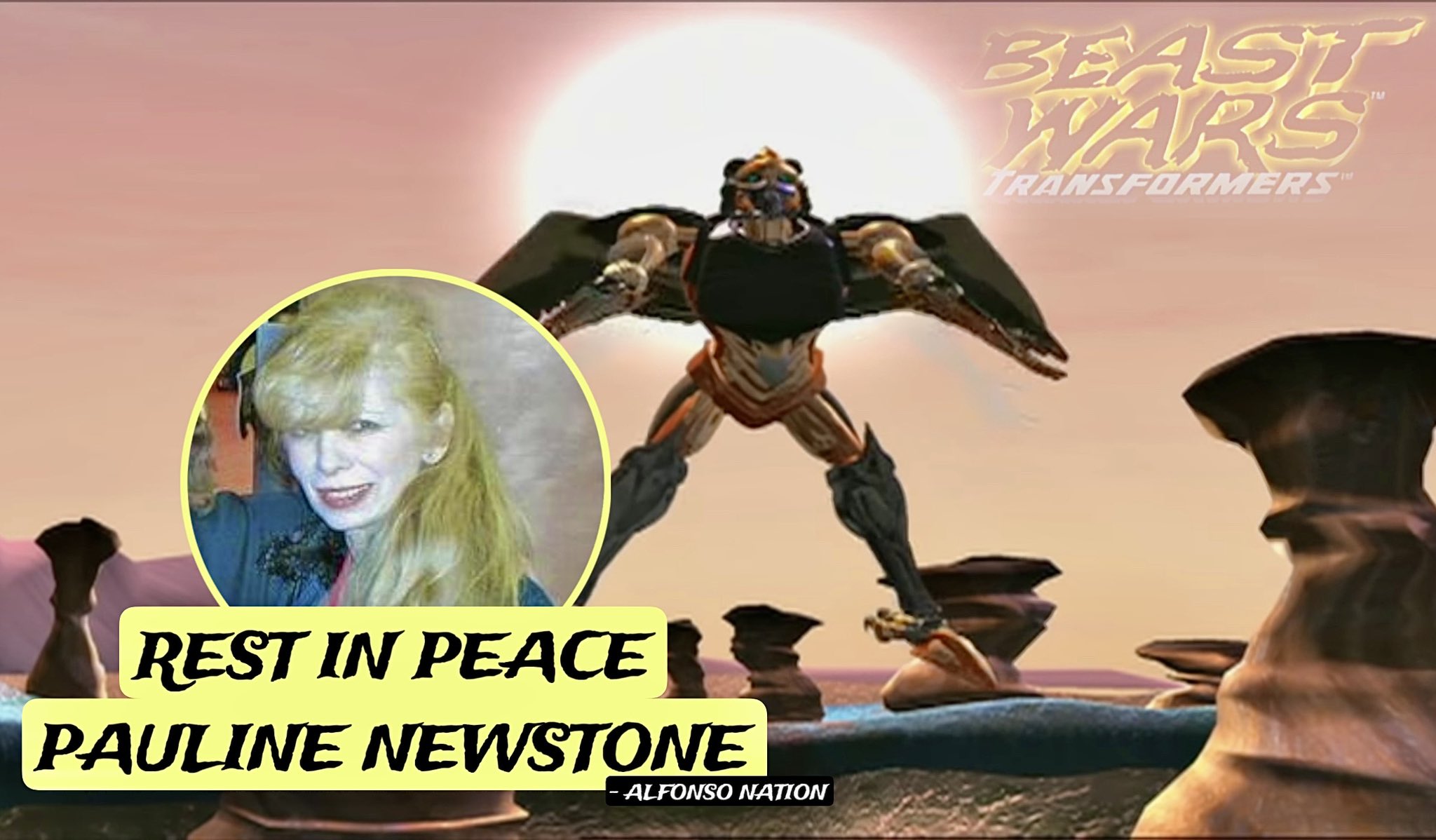 Pauline Newstone RIP Pauline Newstone, The Voice Of Beast Wars Airazor