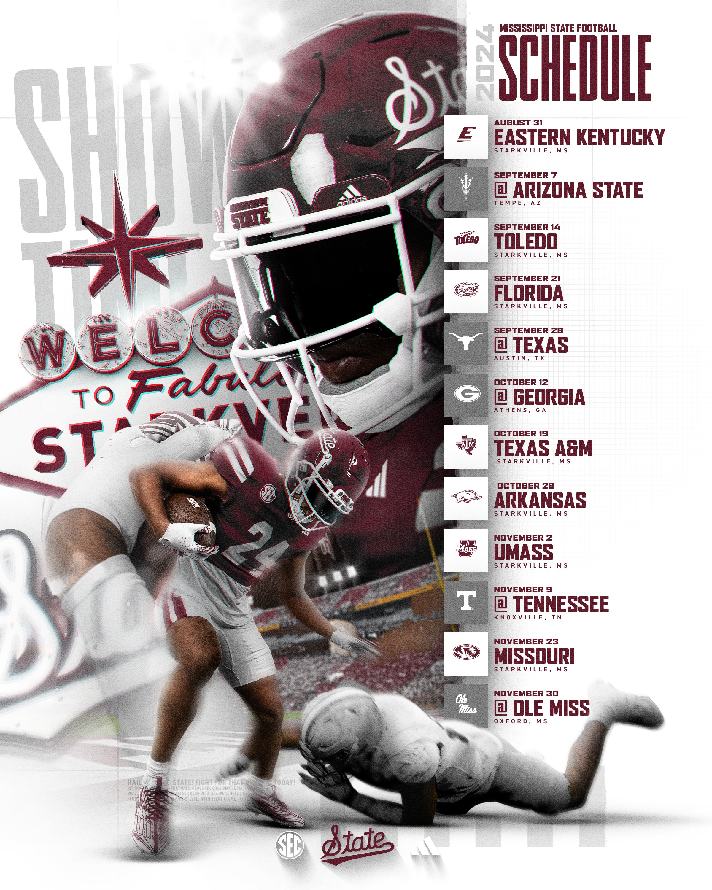 Mississippi State Football Schedule 2024 Season - Storm Emmeline Mississippi State Football Schedule 2024 Season - Storm Emmeline