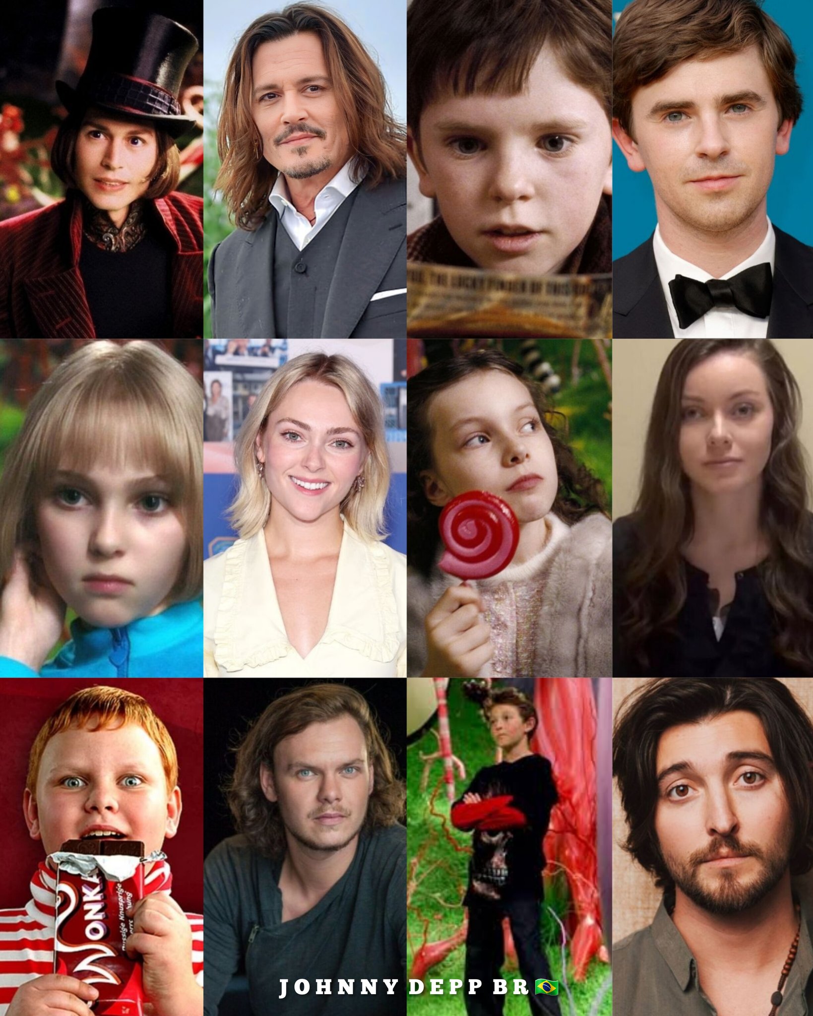 Willy Wonka And The Chocolate Factory Johnny Depp Cast