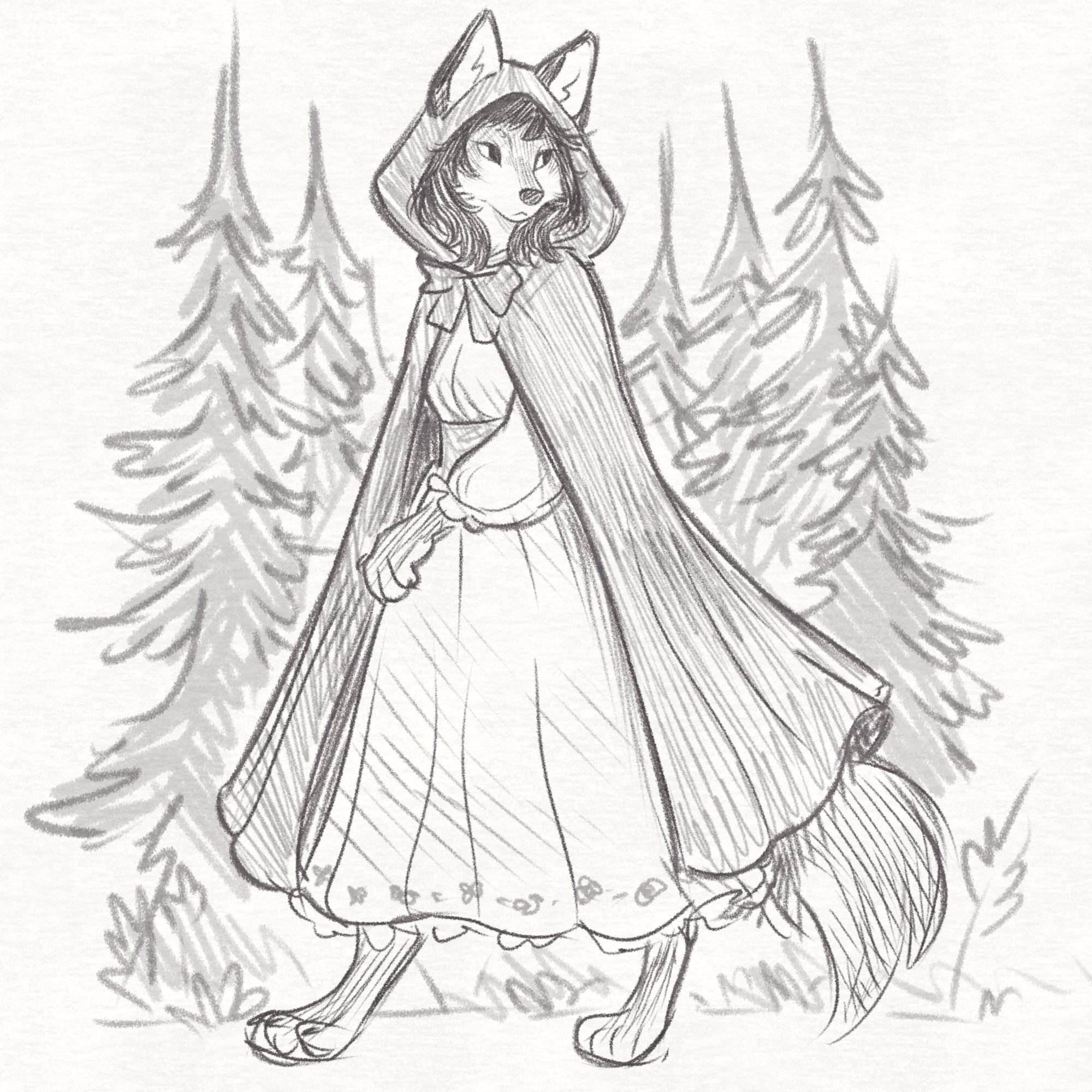 Little Red Riding Hood Sketch
