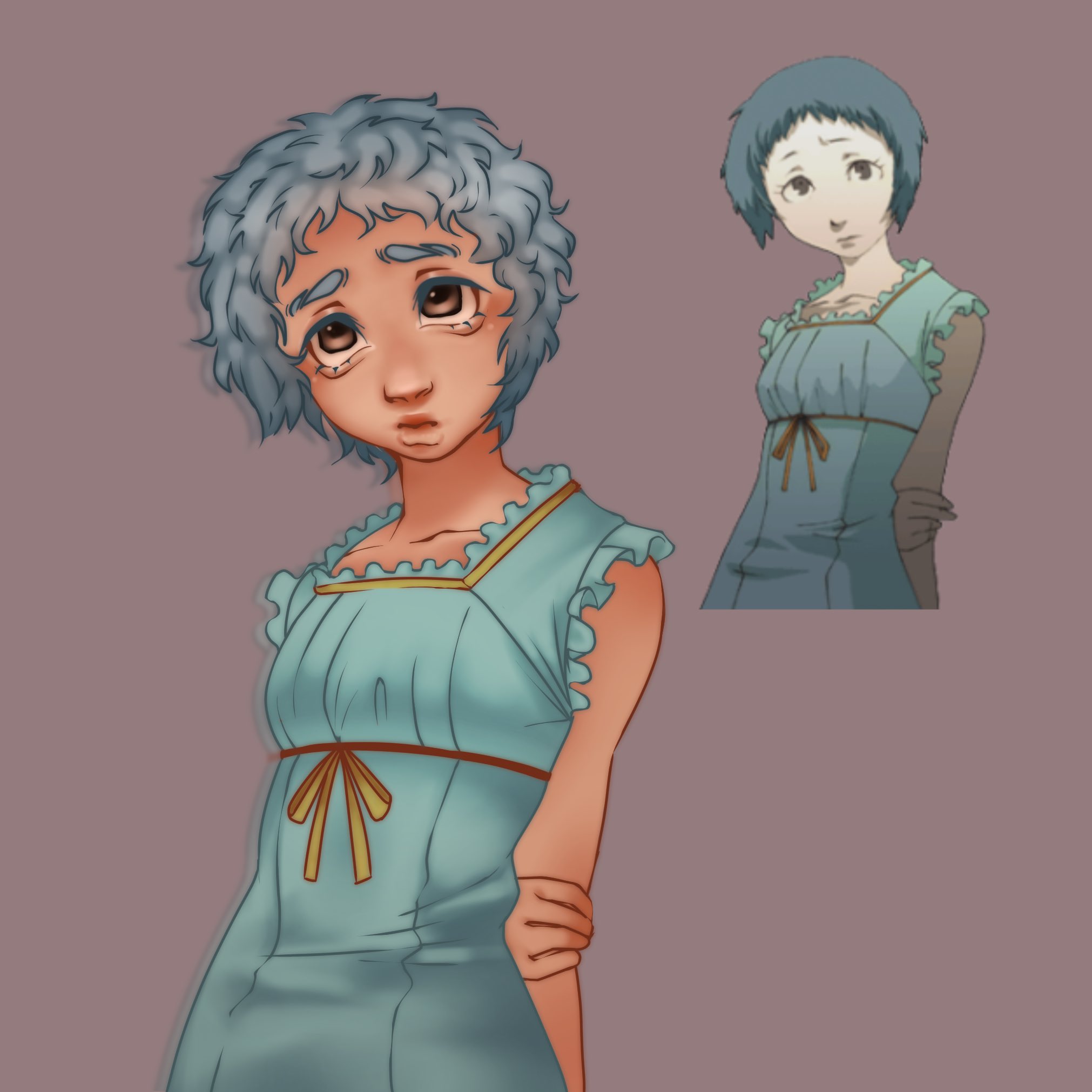 Fuuka Yamagishi Sprites Fuuka Yamagishi By KaosMass95 On DeviantArt