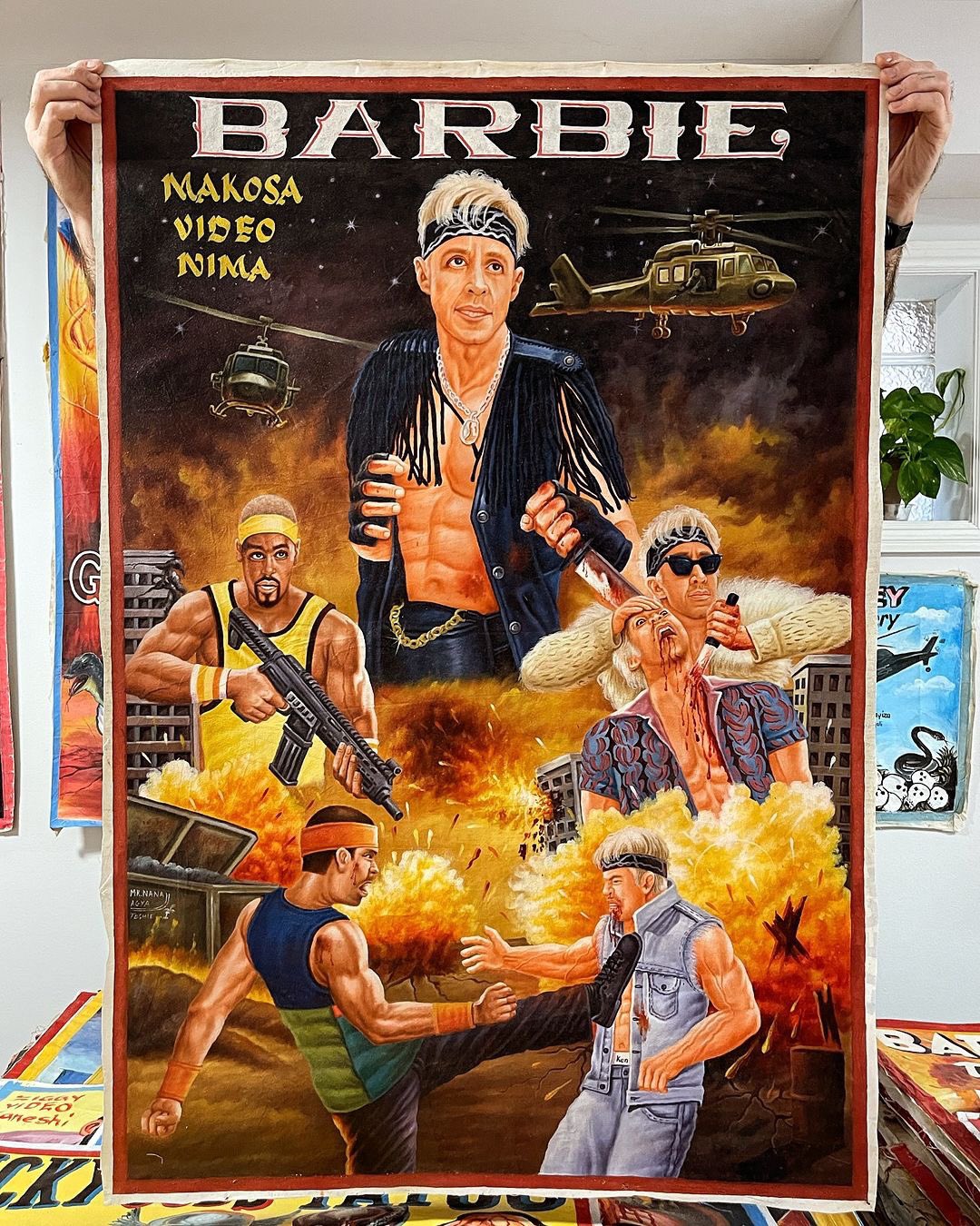 Painted Movie Posters