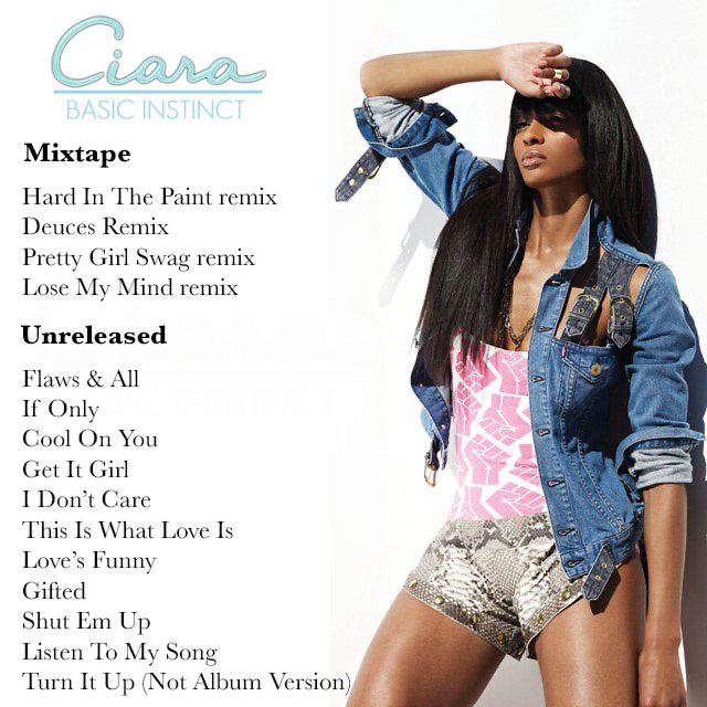 Ciara Basic Instinct Cover