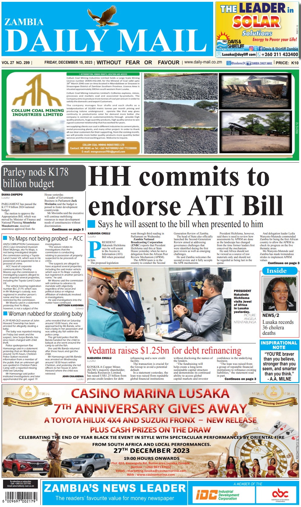 Zambia Daily Mail Logo