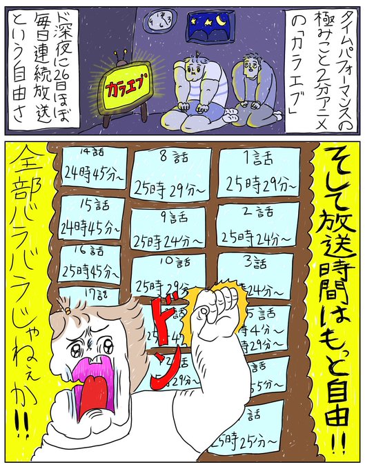 18日深夜からアニメスタート！ TVer、Huluでも見てね！ | むめい@「カッラフルなエッッブリデイ」書籍発売中！ さんのマンガ | ツイコミ(仮)