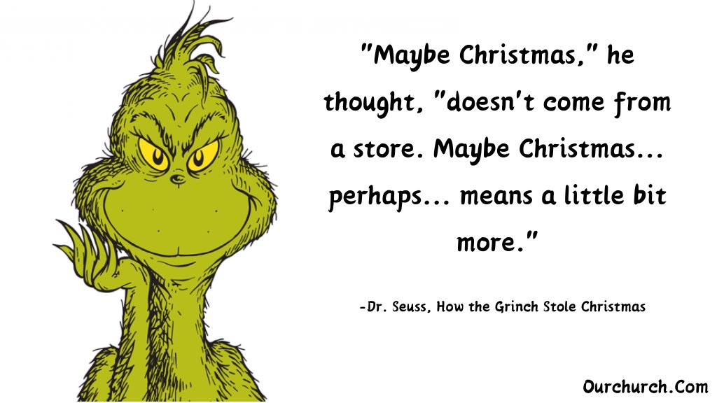 How The Grinch Stole Christmas Book Quotes