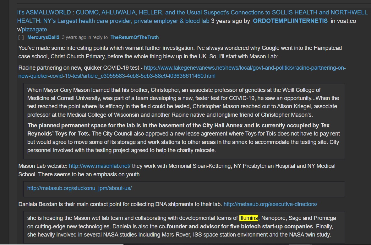 @NEOintheMCR @Cancelcloco People finally picking up on Illumina? 🍿 - Thread from artisbrutal2021 ...