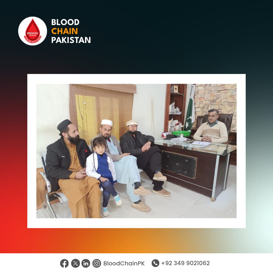 Blood Chain Pakistan District Coordinator @AsifYaqubi led a delegation ...