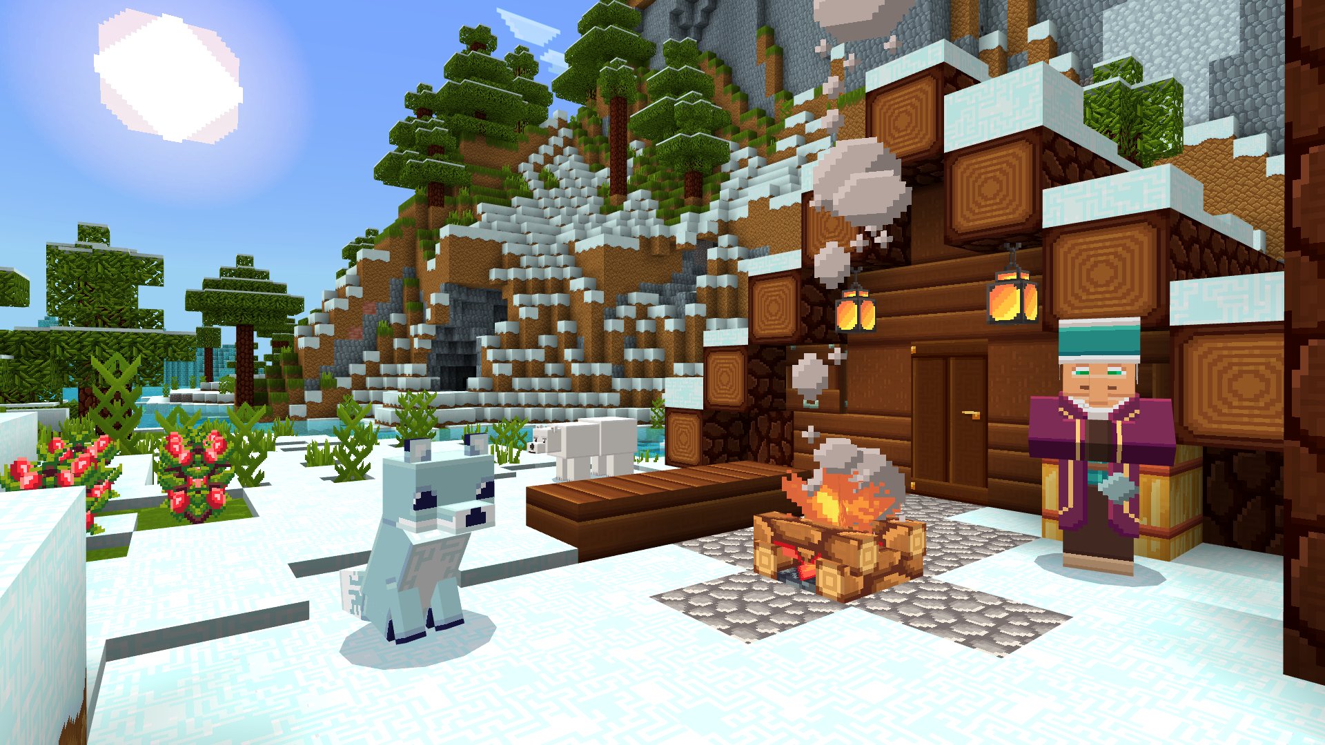 Minecraft Taiga Wallpaper By