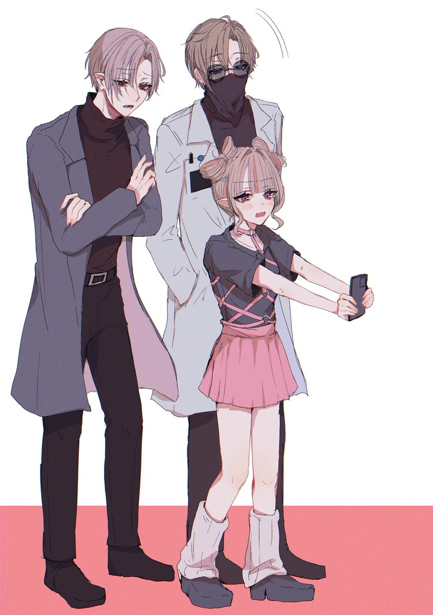 写ってないんだけど2人とも!」 #りりむとおえかき #かな絵 #KuzuArt」|篠間 忙のイラスト