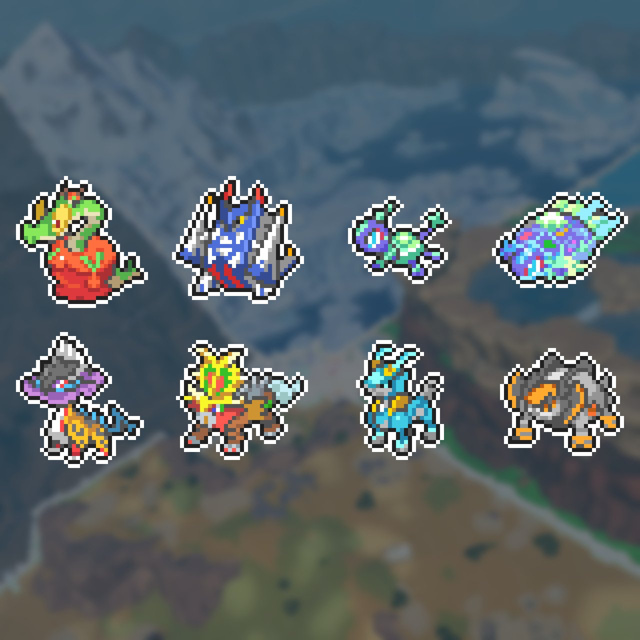 Sprites De Pixel Art De Pokemon