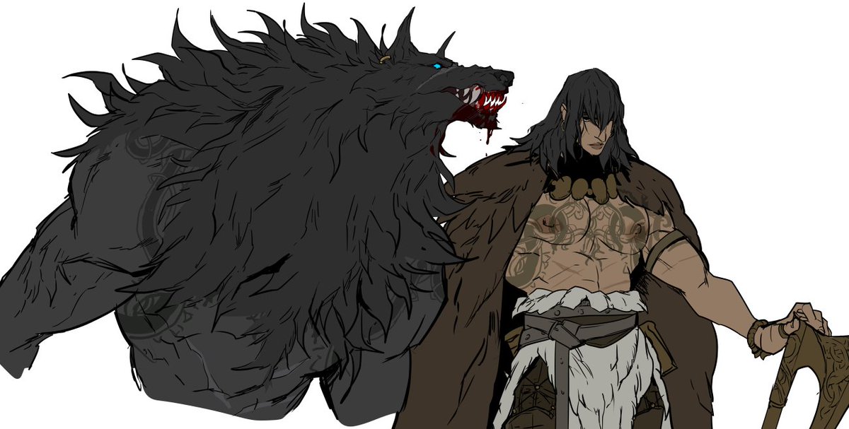 「Ulfs lycan form 」|Taters Ash(TALYN #2)のイラスト