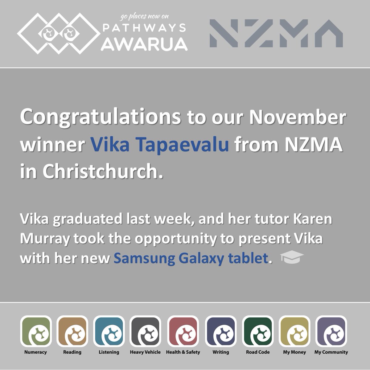 Pathways Awarua Pathways Awarua Congratulations! Tutor Debbie