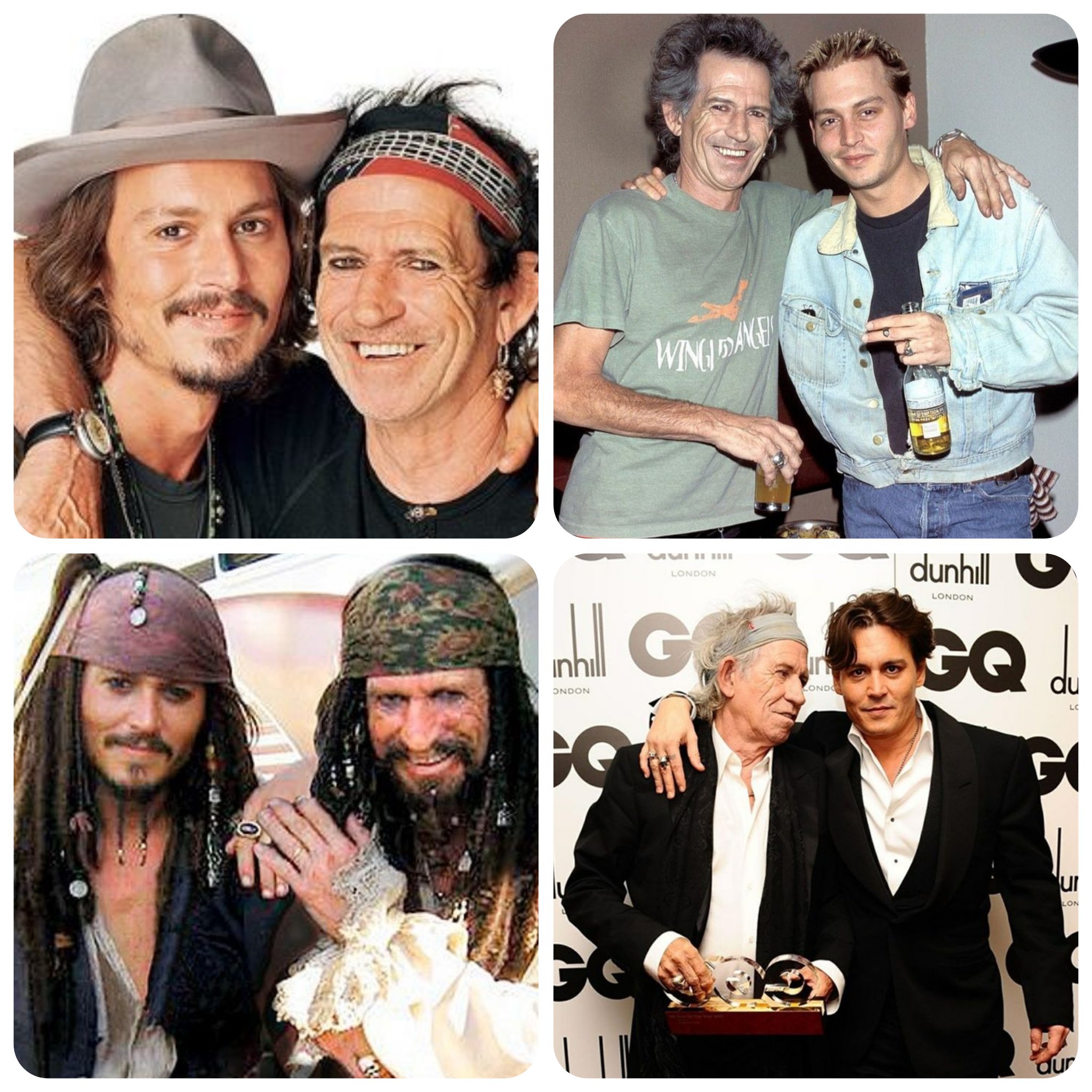 Johnny Depp Keith Richards