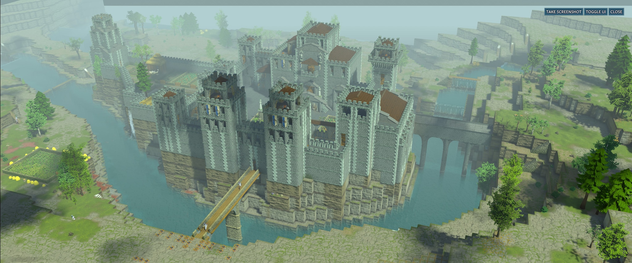 Medieval Castle Village Design
