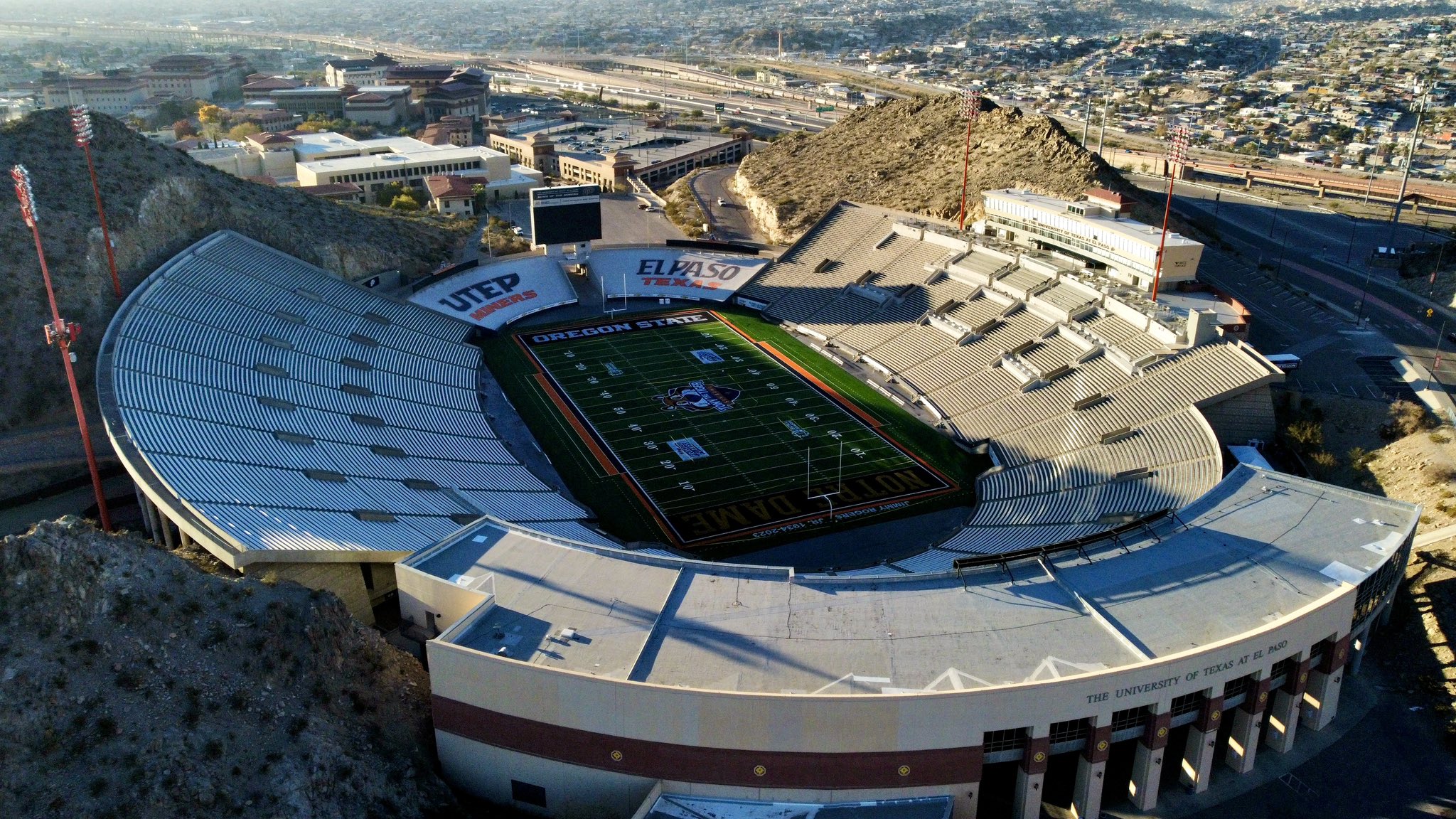Sun Bowl Stadium Aerial