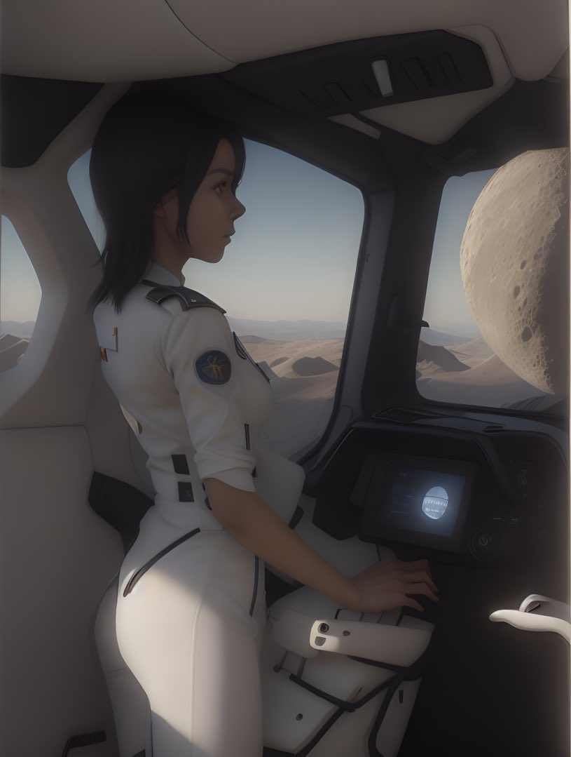 「#enchantMOON で描いた絵を #VIZCOM へ。 暗い宇宙空間にするのが難しくてストップ。 」tamamoriの漫画