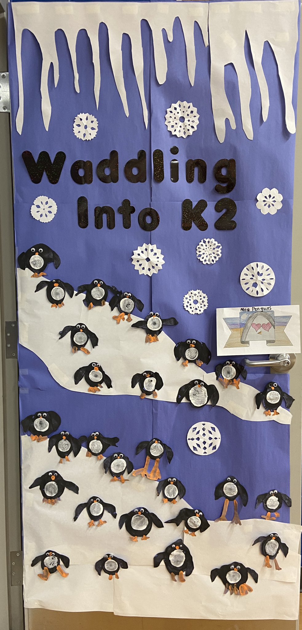 Penguin Classroom Door Decorations