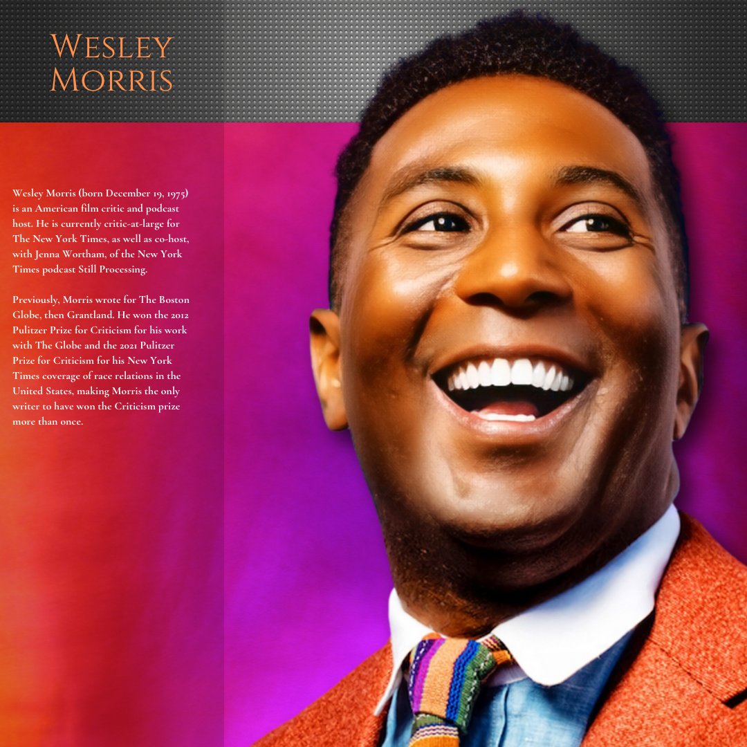 Wesley Morris Pulitzer