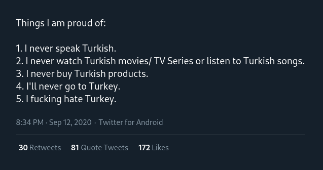 Proud Turkish Quotes I Am Proud To Be A Turk, And To Write In Turkish