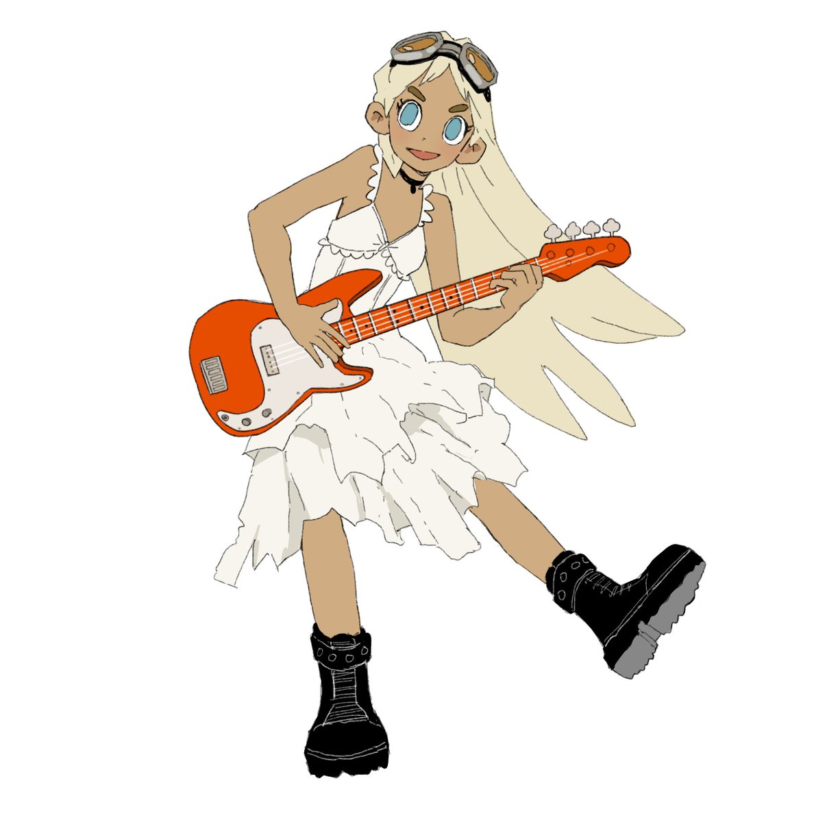 「Poppy for peach riot music video 」|Libbyのイラスト