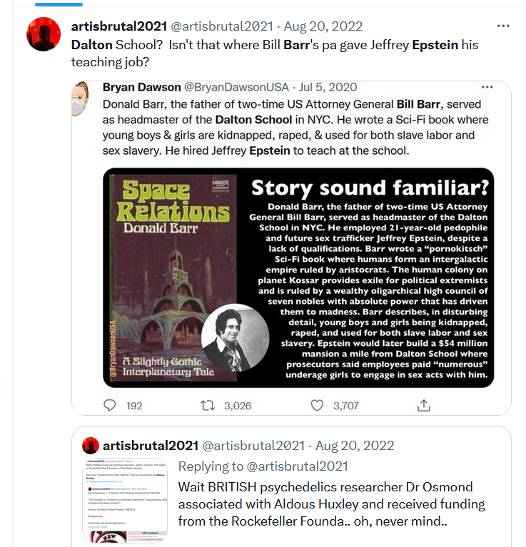 Bill Barr answers to Opus Dei? 🤔 - Thread from artisbrutal2021 ...