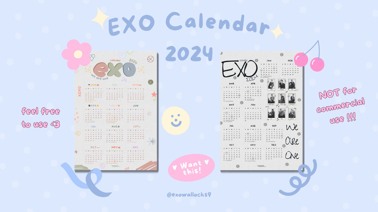 Calendario Exo 2024 Kpop Calendar Archives > CHOEAEDOL Official Blog
