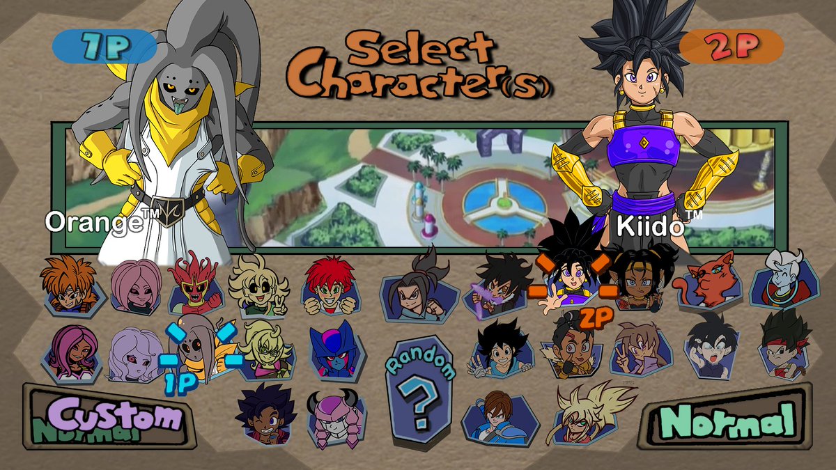Dragon Ball Z: Budokai 1 OC Character Selection Screen! Another collab ...