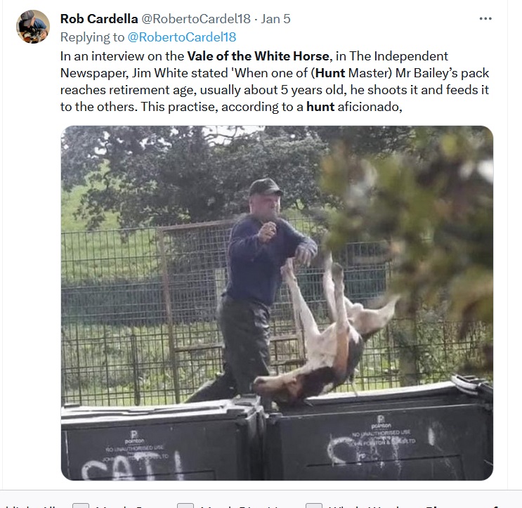 Mark and Jane Tufnell belong to the Vale of the White Horse Hunt.. - Thread from artisbrutal2021 ...