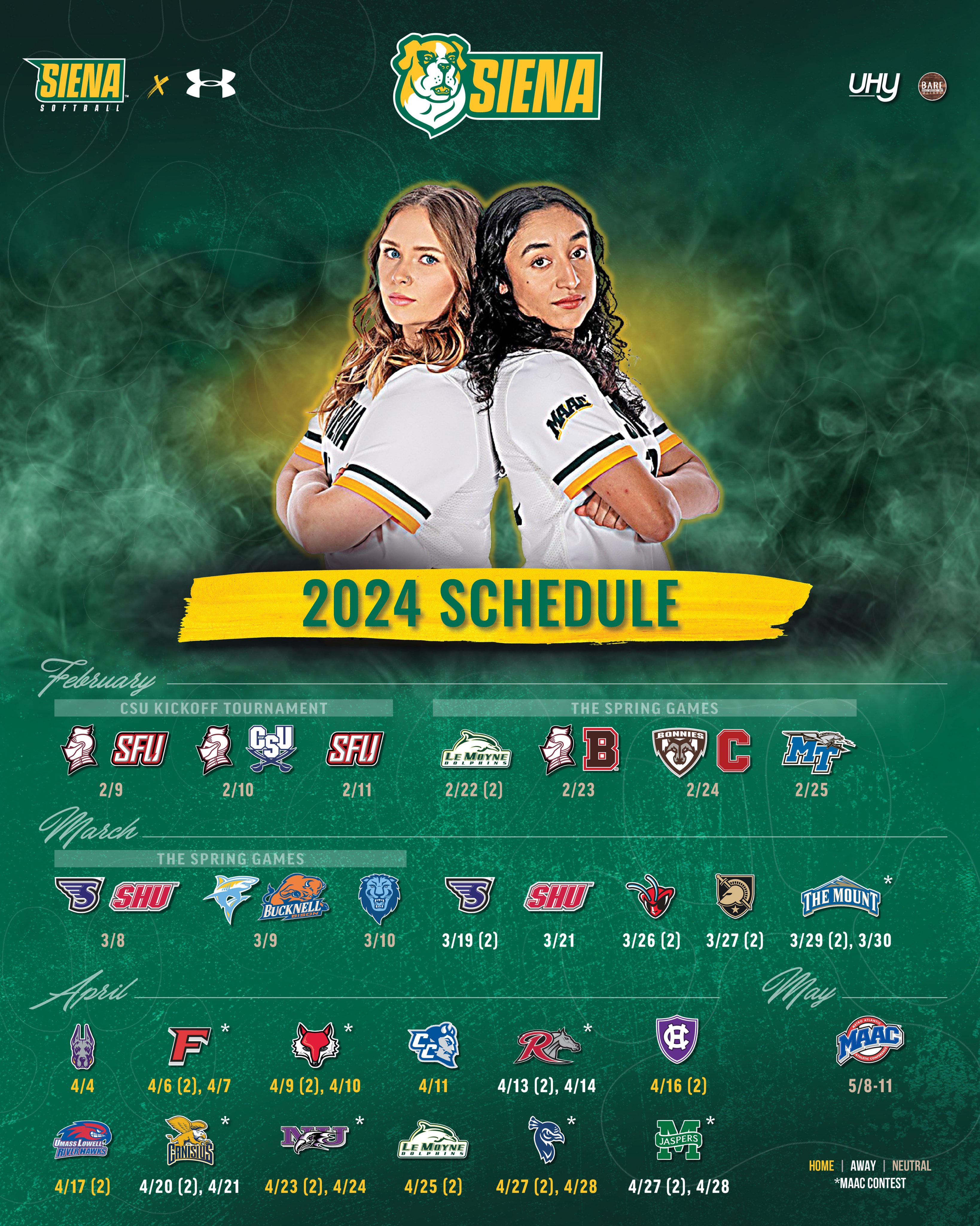 Siena College 2024 Calendar - Suzie Etheline Siena College 2024 Calendar - Suzie Etheline
