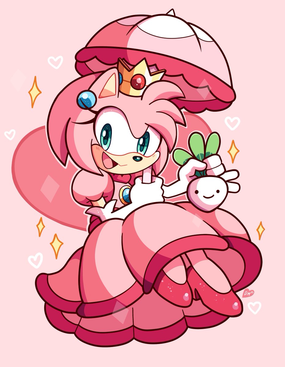 Amy Rose As A Princess Casual Princess By Princess Amy Rose On