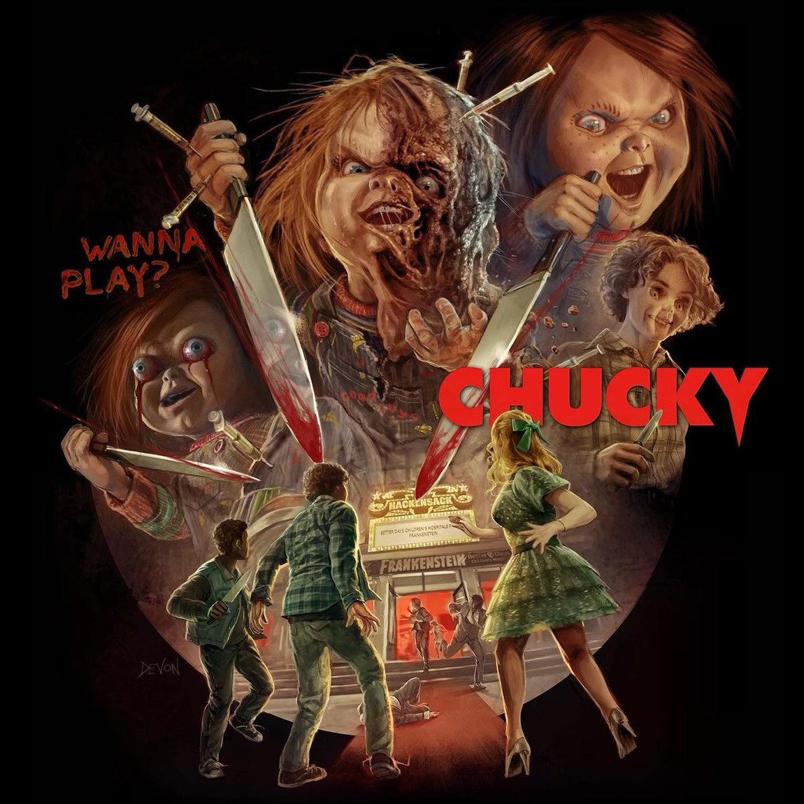 Peinture De Chucky Chucky Art & Paintings Chucky Merch – Big Chris