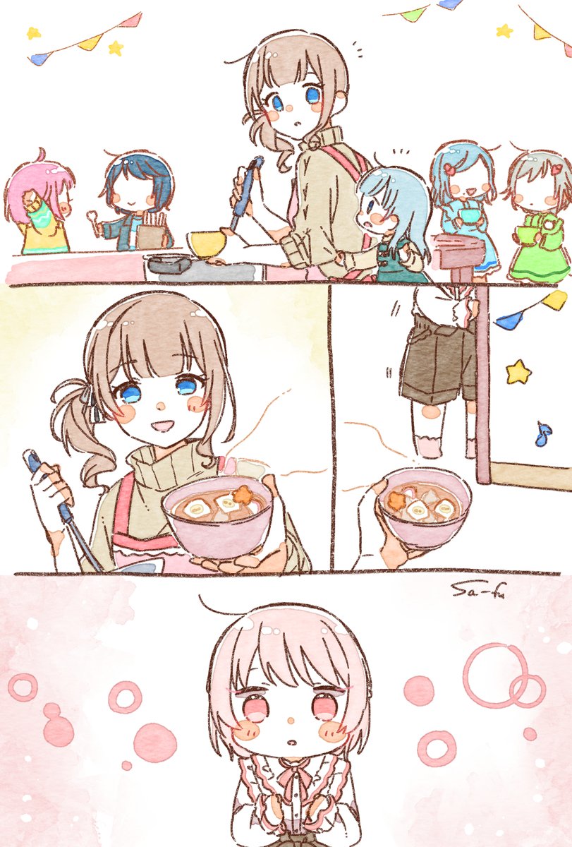 「明日配るペーパーもできました! これからコンビニで印刷してきます😇」Sa-fuの漫画