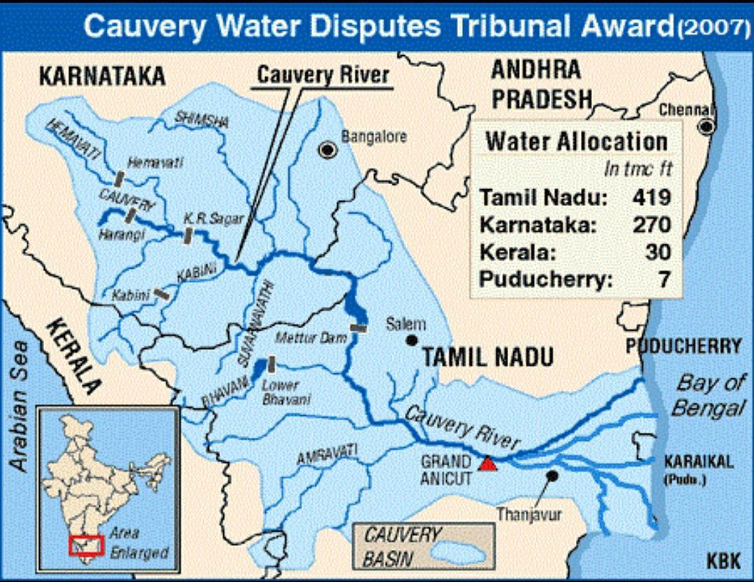 Kaveri River Map 11 Things One Must Know About Cauvery Calling