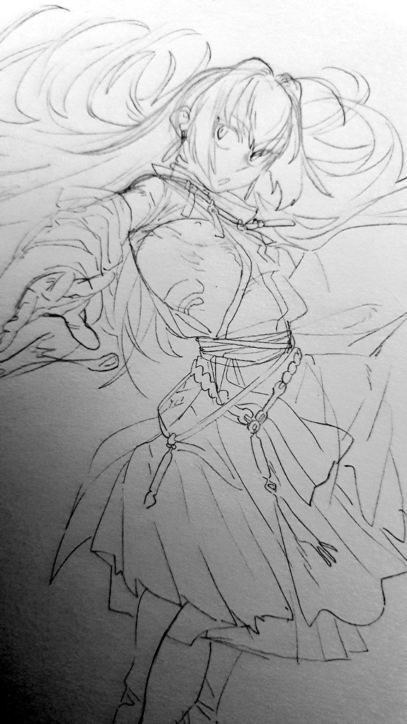 「I had to get rid of the huge sleeves for my purposes but I l」samipeko 🐱の漫画