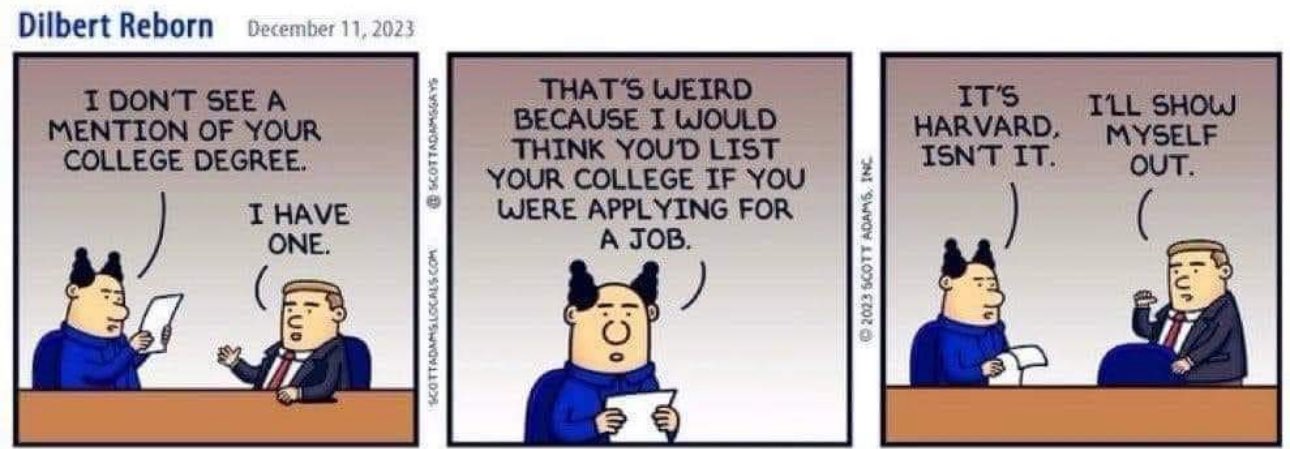 Dilbert Job Interview Cartoon