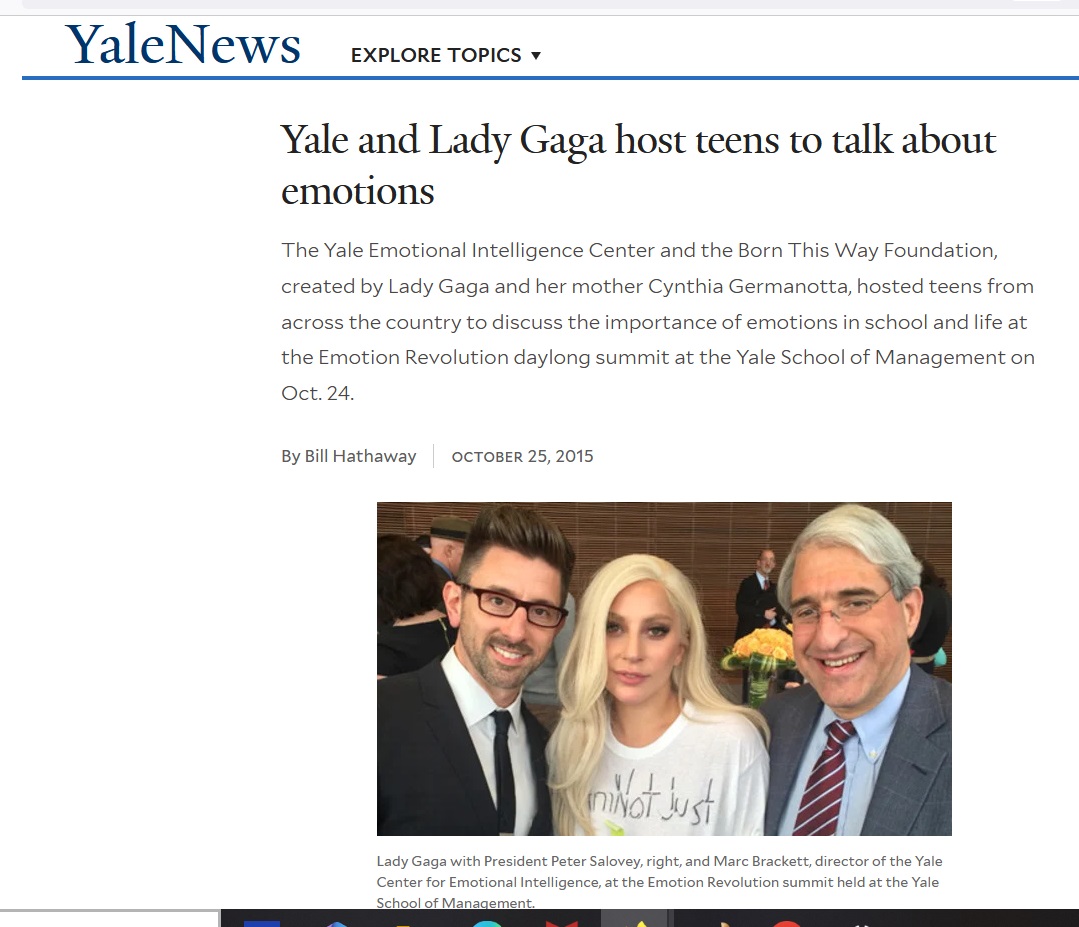 "The Yale Center for Emotional Intelligence is a unit within the Yale ...