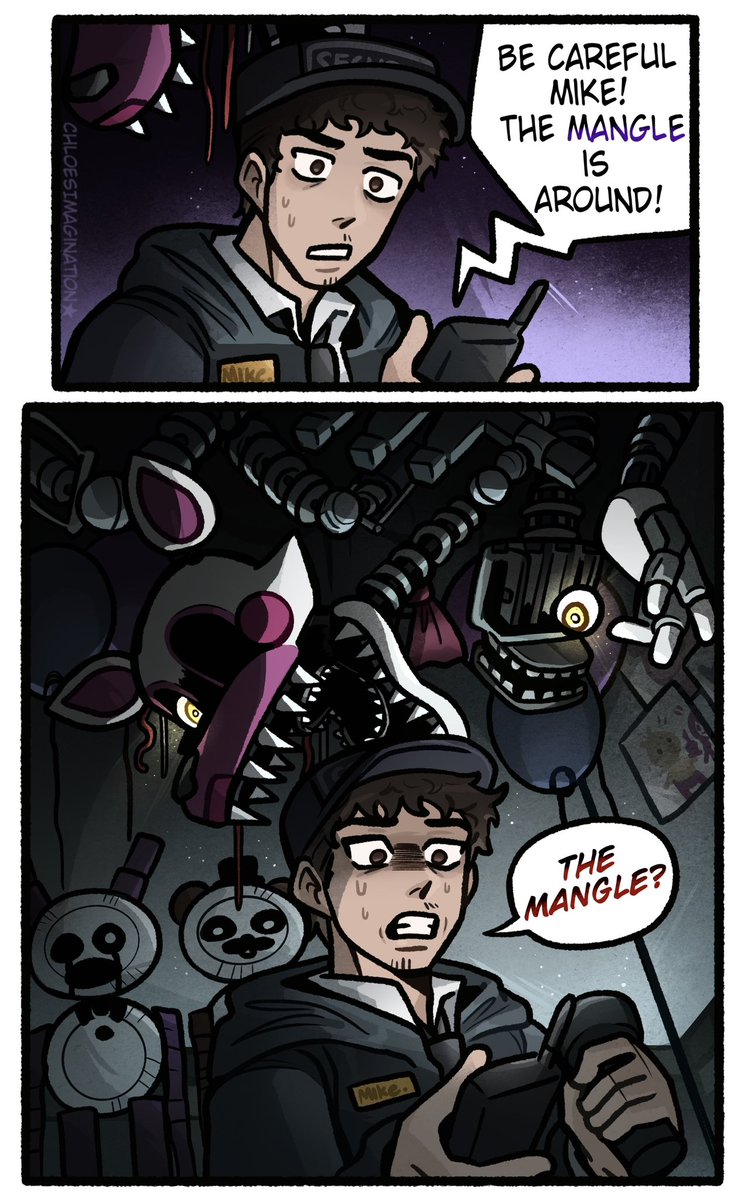 「The FNAF game Mike and Vanessa are a lil quirky,,」ChloesImagination💫の漫画