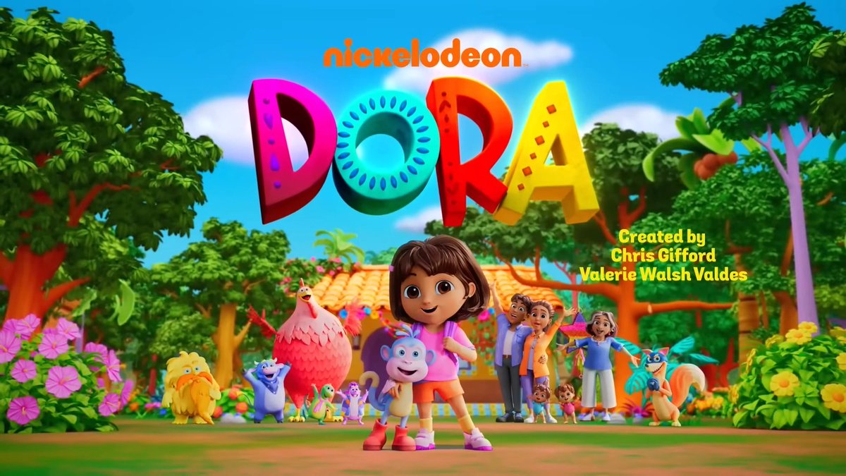 Nick Jr Rabbits Logo Dora The Explorer April 2004