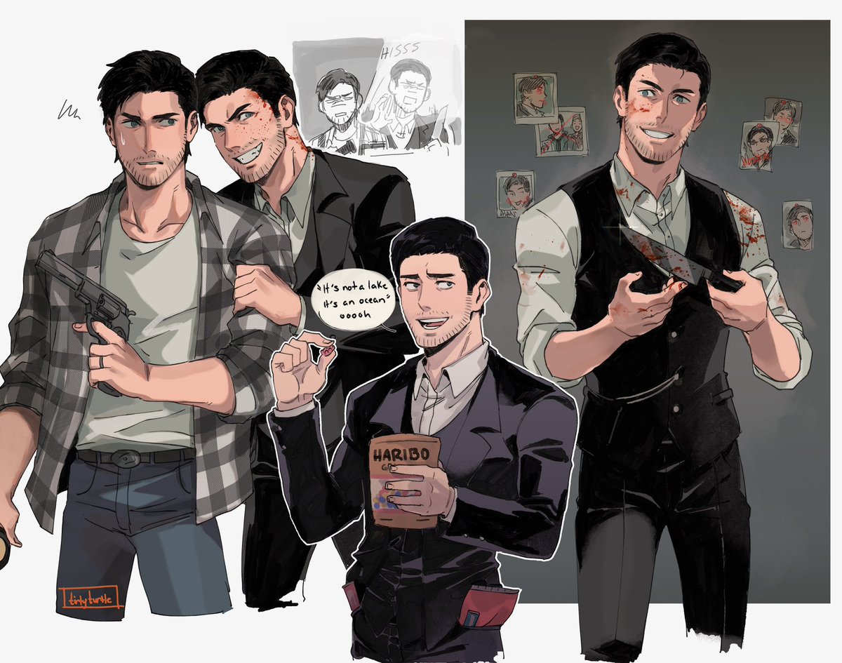 「I love Mr. Scratch #AlanWake 」| のイラスト