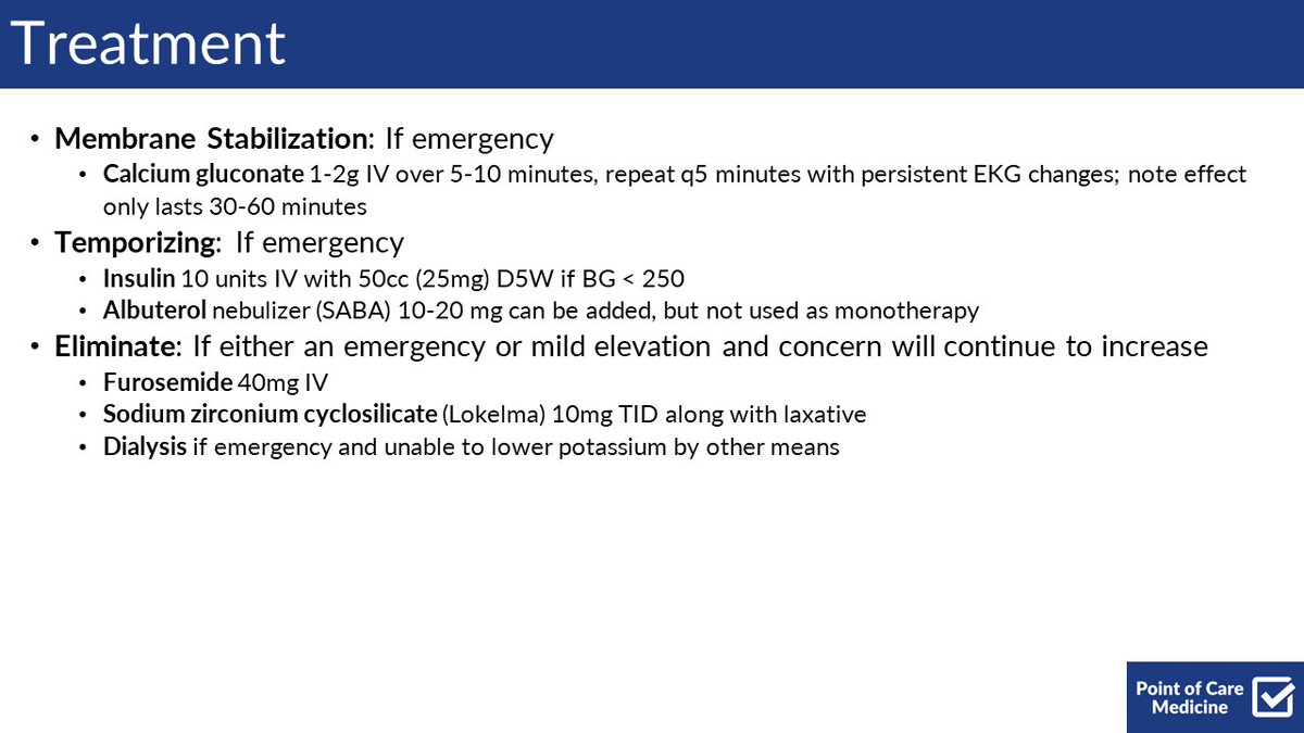 Hyperkalemia gets so much attention because it's a common, complex ...