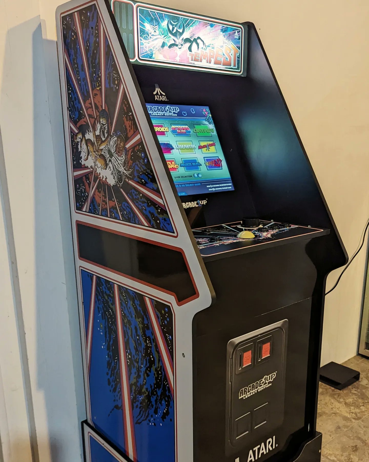 Tempest Arcade Game Sambro Arcade 1Up Atari: Asteroids, Tempest, Major