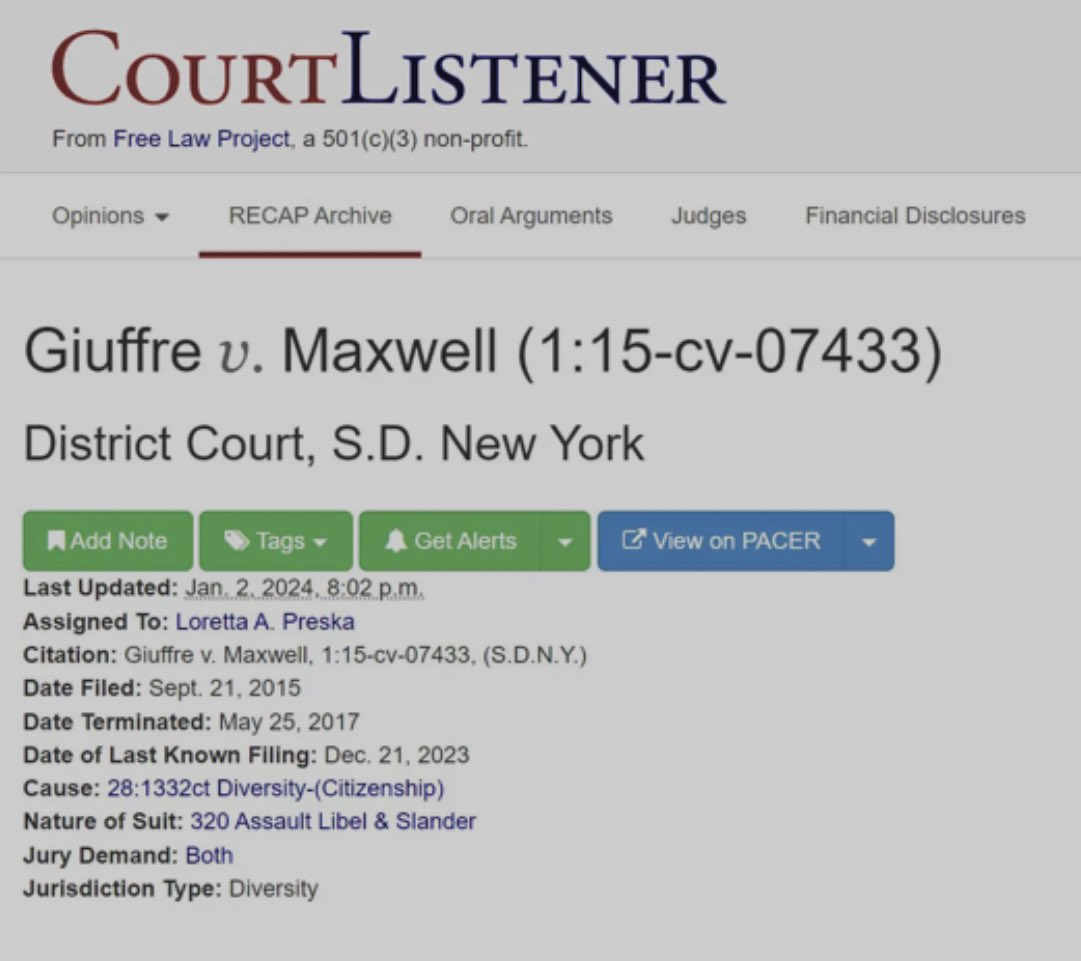 First Names From Jeffrey Epstein Documents Released Today? * 100PercentFedUp.com * by Danielle