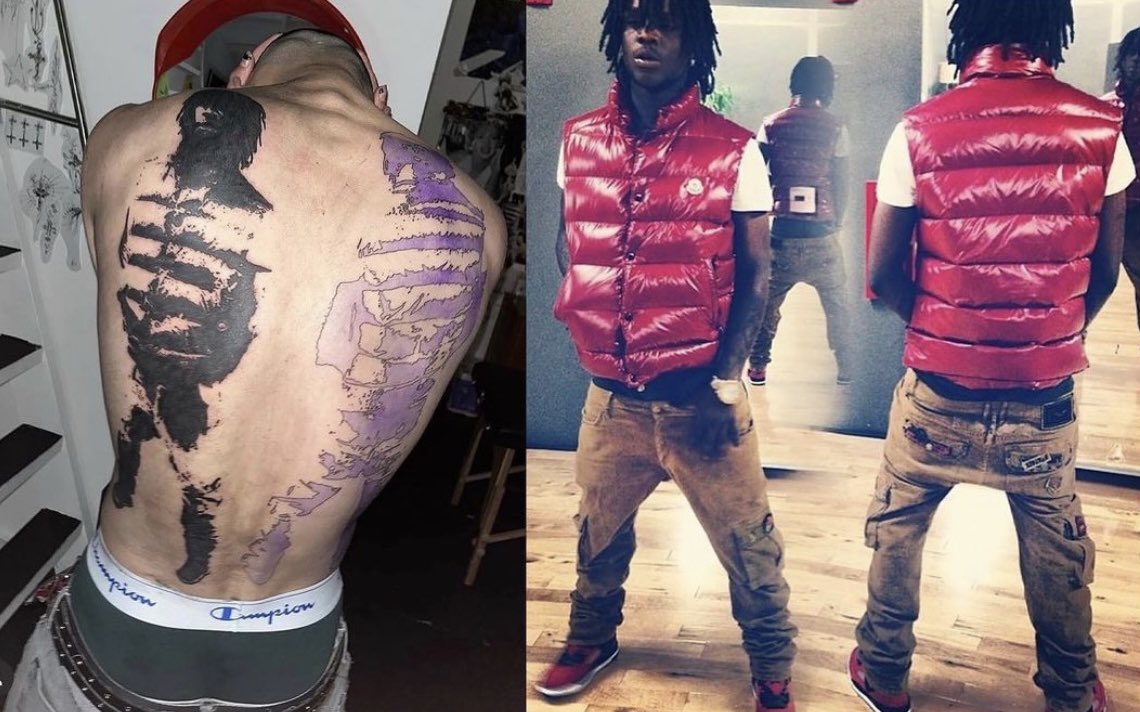 Chief Keef Tattoos Auf Seinem Arm Lead Never Follow CHIEF KEEF